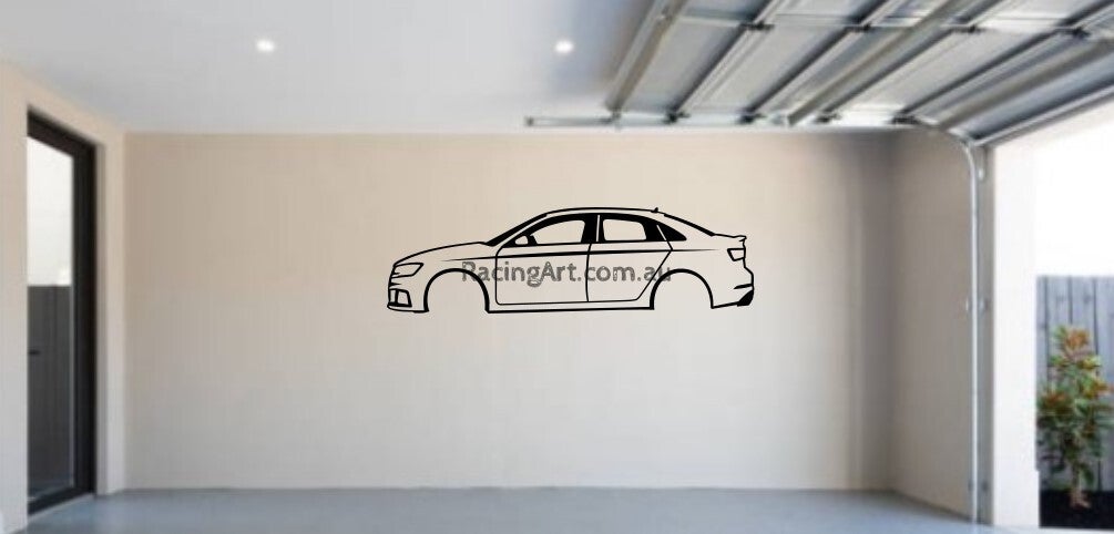 Audi RS3 120cm Metal Art Silhouette | Racing Art